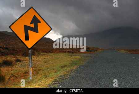 A road running through the Partry Mountains in County Mayo Stock Photo ...