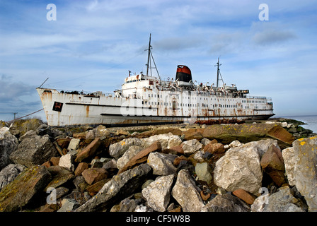 Mostyn Docks, River Dee, North Wales, UK. TSS Duke of Lancaster ...