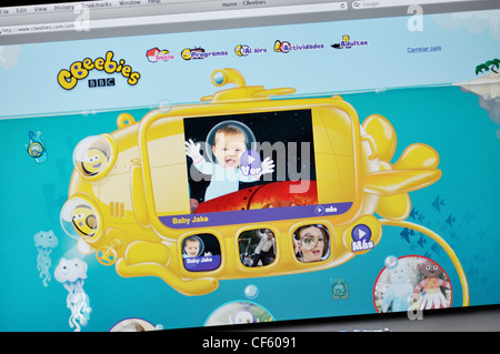 BBC Cbeebies website screenshot Stock Photo - Alamy