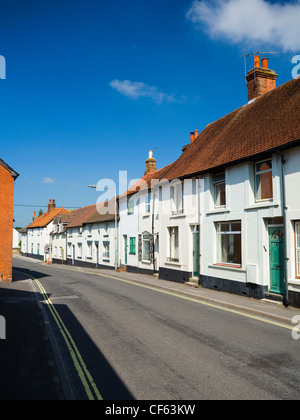 Main street through the Hampshire village of Old Basing, Basingstoke ...