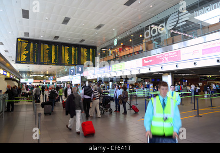 interior of new terminal 2 building at dublin airport republic of ...