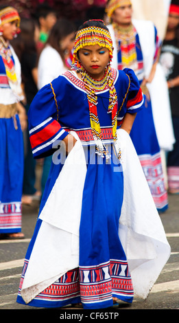 Malaybalay City, Philippines - women in traditional Talaandig tribal ...