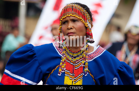 Malaybalay City, Philippines - women in traditional Talaandig tribal ...
