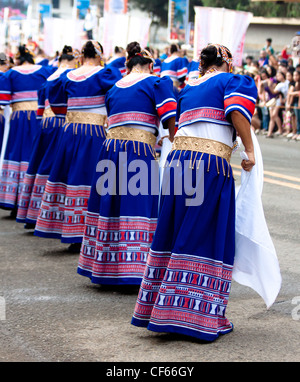 Malaybalay City, Philippines - women in traditional Talaandig tribal ...