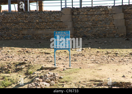 The tombs of King Kaleb and Gebre Meskel in Axum or Aksum in Ethiopia ...