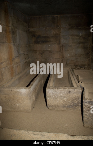 The tombs of King Kaleb and Gebre Meskel in Axum or Aksum in Ethiopia ...