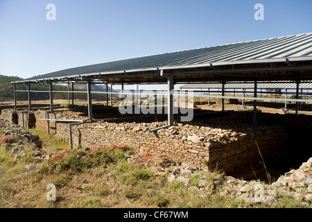 The tombs of King Kaleb and Gebre Meskel in Axum or Aksum in Ethiopia ...