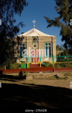 Chapel containing the Ark of the Covenant in Axum or Aksum in Ethiopia ...