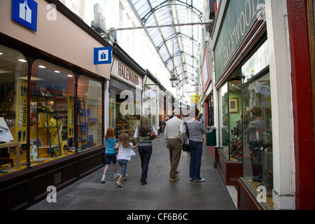 The David Morgan shopping arcade in Cardiff Stock Photo - Alamy