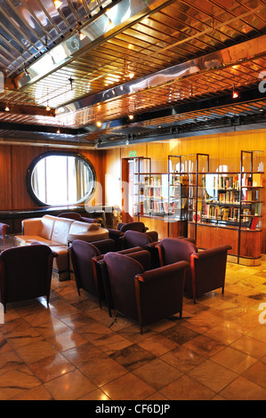 Cruise ship library Stock Photo - Alamy