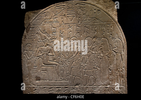 Stele Paser priest of Thoth around 1300 BC limestone Egypt Egyptian ...