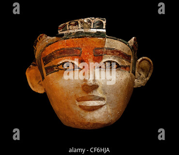 Mummy masks to 1750 - 1650 BC. (13th dynasty) Mirgissa (Sudan) plaster ...