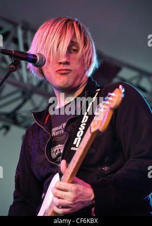 The Vettes playing at Voodoo Festival 2010 in New Orleans Stock Photo ...