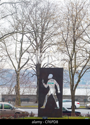 Invisible Man memorial to Ralph Ellison Stock Photo - Alamy