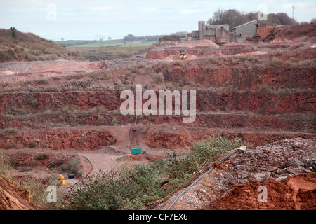 Westleigh Limestone Quarry, Devon Stock Photo - Alamy