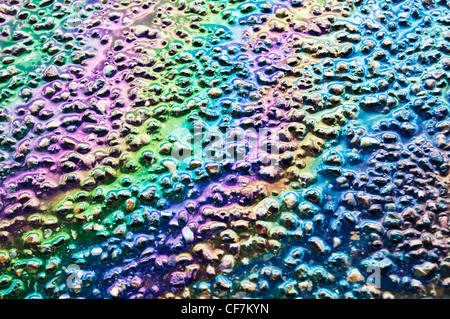 gas spill in rainbow colors Stock Photo: 43809920 - Alamy