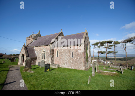 St. Madoc's Church, Llanmadoc, Gower, Wales, UK Stock Photo: 36648226 ...