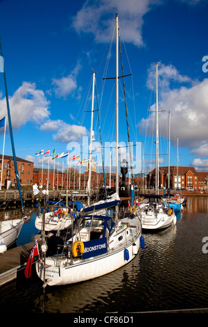 Hull marina, or Kingston upon Hull, is a port city in East Yorkshire ...