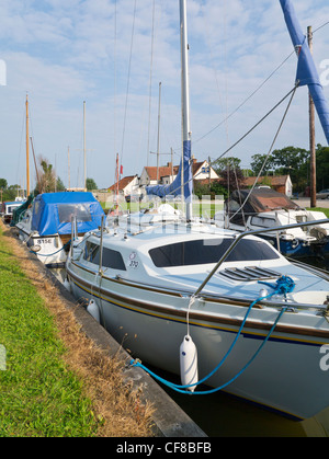 Hickling parish moorings, Norfolk Broads Stock Photo - Alamy