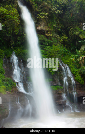 Curug orog, Indonesia, Asia, Java, primeval forest, jungle, rain forest ...