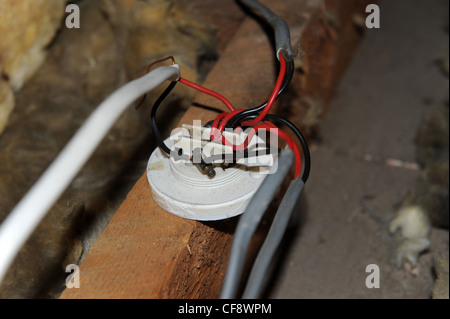 Poor electrical wiring Stock Photo - Alamy