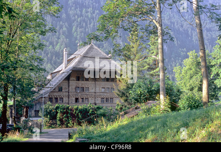 Grand Chalet, Rossiniere, Vaud, Switzerland Stock Photo - Alamy