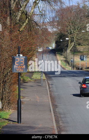 Speed limit sign with thank you for driving carefully notice Stock ...