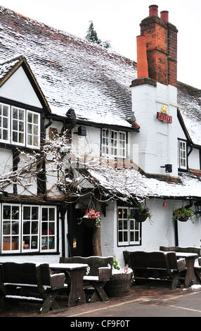 The Bull Inn, in Sonning, Berkshire, England Stock Photo - Alamy