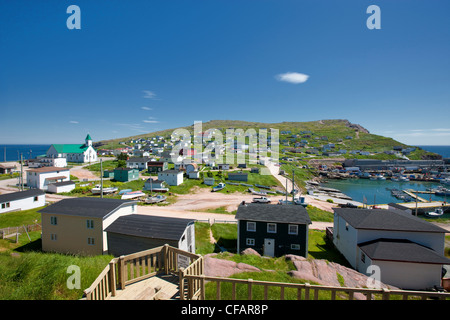 Village and harbour of Bay de Verde, Newfoundland and Labrador, Canada ...
