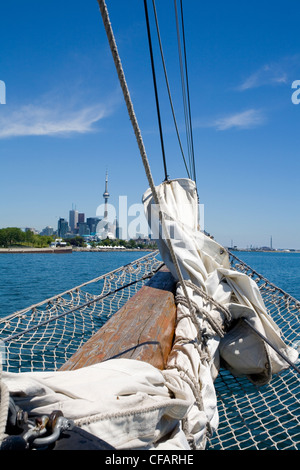 Canada Ontario Toronto Harbourfront sailboats Skydome Stock Photo - Alamy