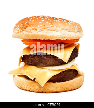Closeup shot of homemade burger Stock Photo - Alamy