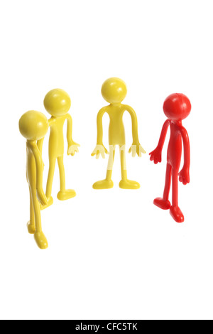 Group of Miniature Rubber Figures Stock Photo - Alamy