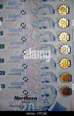 First Trust Bank £20 notes. Issued by the First Trust Bank in Belfast ...