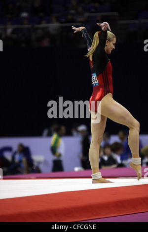 Barbara GASSER of Austria at the womens Gymnastics, competing at the ...