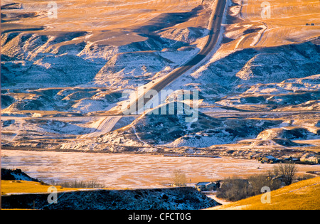 The badlands, Rosedale, Alberta, Canada Stock Photo - Alamy
