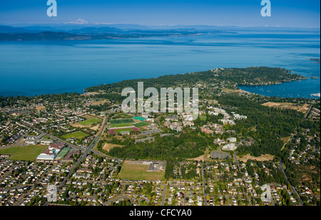 University of Victoria aerial, Saanich, British Columbia, Canada Stock ...
