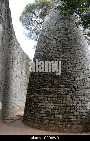 Historic Stone Wall Great Zimbabwe Ruins Zimbabwe Southern Africa Stock ...