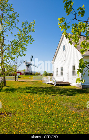 Windmill at the Mennonite Heritage Village Museum in Steinbach Manitoba ...