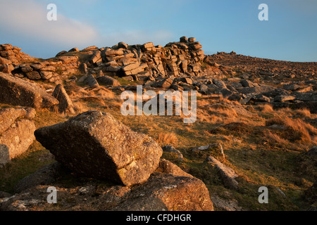The rocky Tors on Belstone Common, Dartmoor, Devon England, UK Stock ...