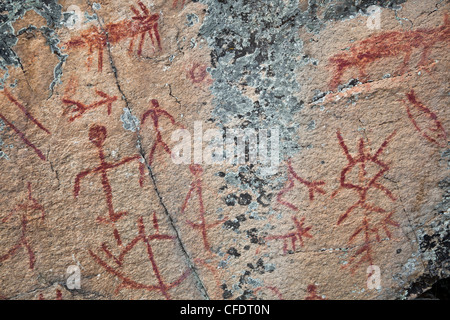 First nations Pictograph, British Columbia, Canada Stock Photo - Alamy