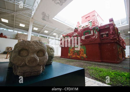 Mayan Rosalila temple replica, Museum of Sculpture, Copan Ruins, Honduras, Central America Stock ...