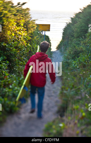 A man , a view from the back, checks the bills on a calculator Stock ...