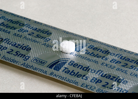Generic image of Bendrofluazide Tablets prescribed to treat fluid ...