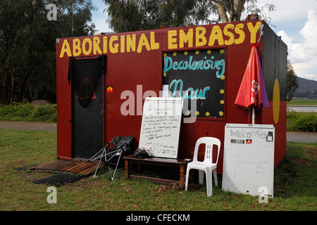 The Aboriginal Tent Embassy, Old Parliament House, Canberra, Australia ...
