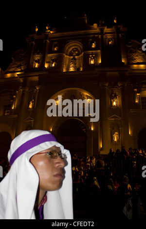 Traditional Easter procession, Antigua, Guatemala Stock Photo - Alamy