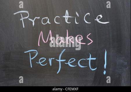 practice makes perfect Stock Photo - Alamy