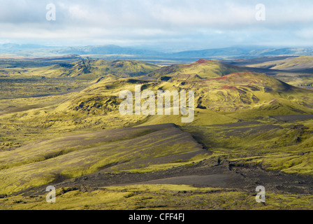 Laki Volcano, volcanic area of Lakagigar, Iceland, Polar Regions Stock ...