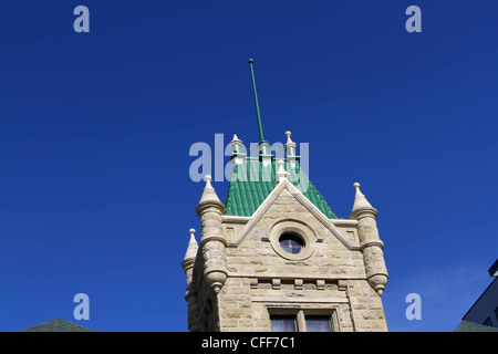 Old sandstone school building in downtown Calgary, Alberta, Canada ...
