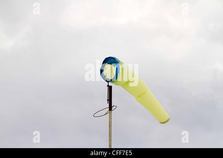 Windsock, a conical textile tube designed to indicate wind direction ...