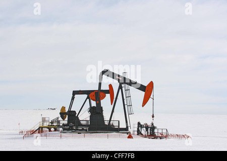 Alberta Canada oil well wells Stock Photo - Alamy